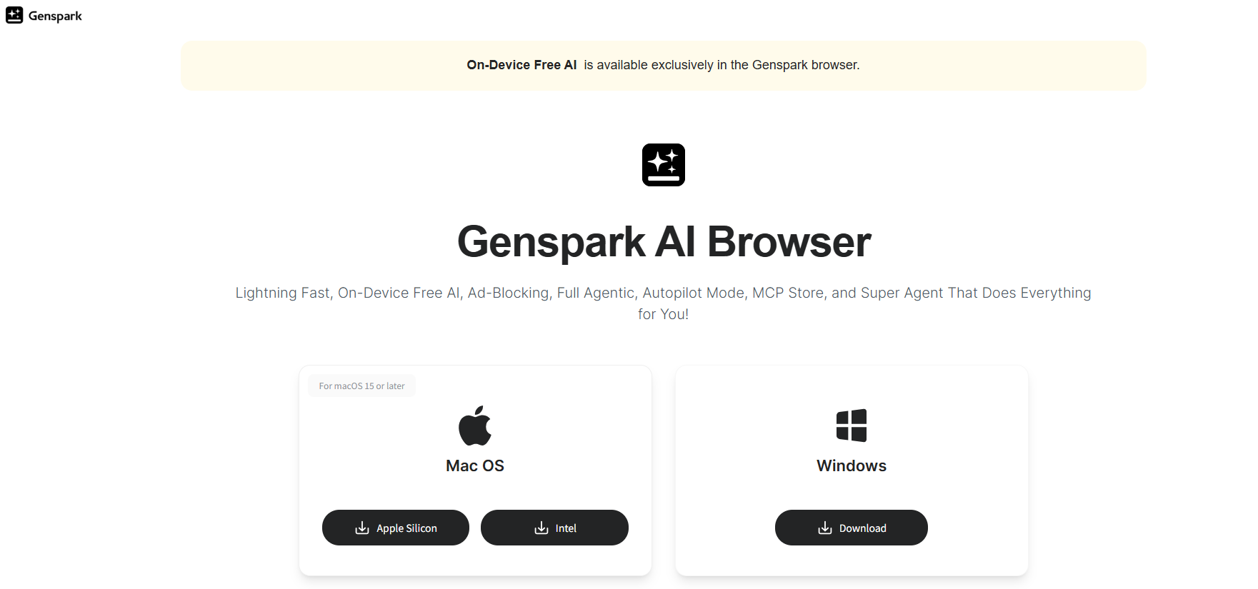 Genspark AI Browser Launches with Groundbreaking Local Model Support